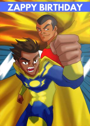 Zappy Birthday - Birthday Cards - Black Greeting Cards - Culture ...